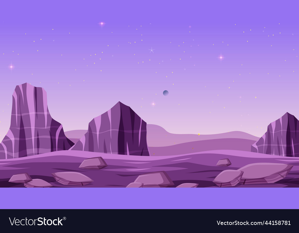 Outer space background wallpaper Royalty Free Vector Image