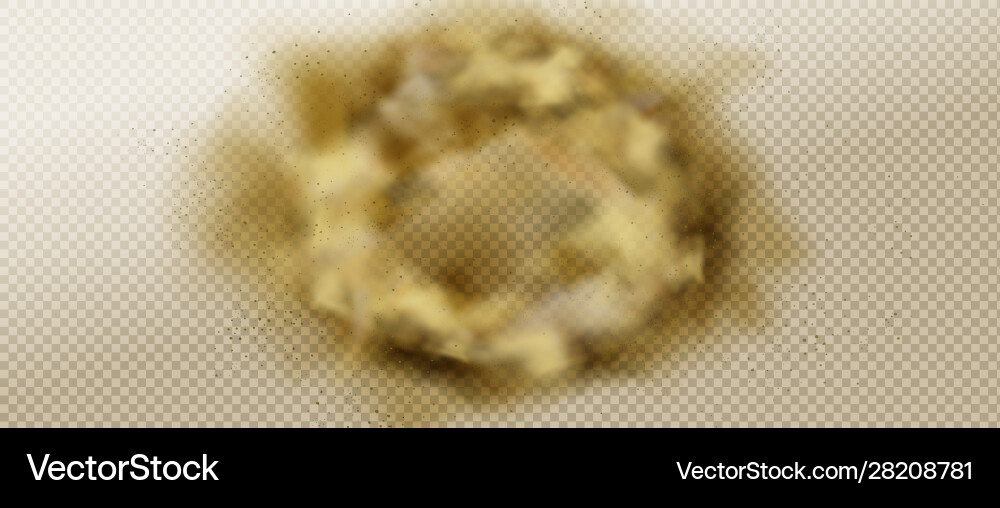 Smoke circle round smog cloud cigarette vapor Vector Image