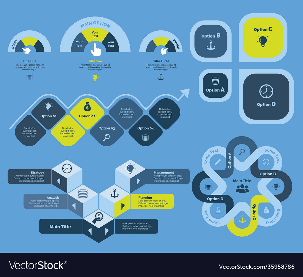 Best options chart Royalty Free Vector Image - VectorStock
