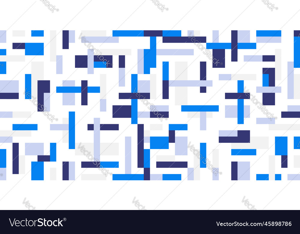 Geometric rectangles pattern on white background Vector Image