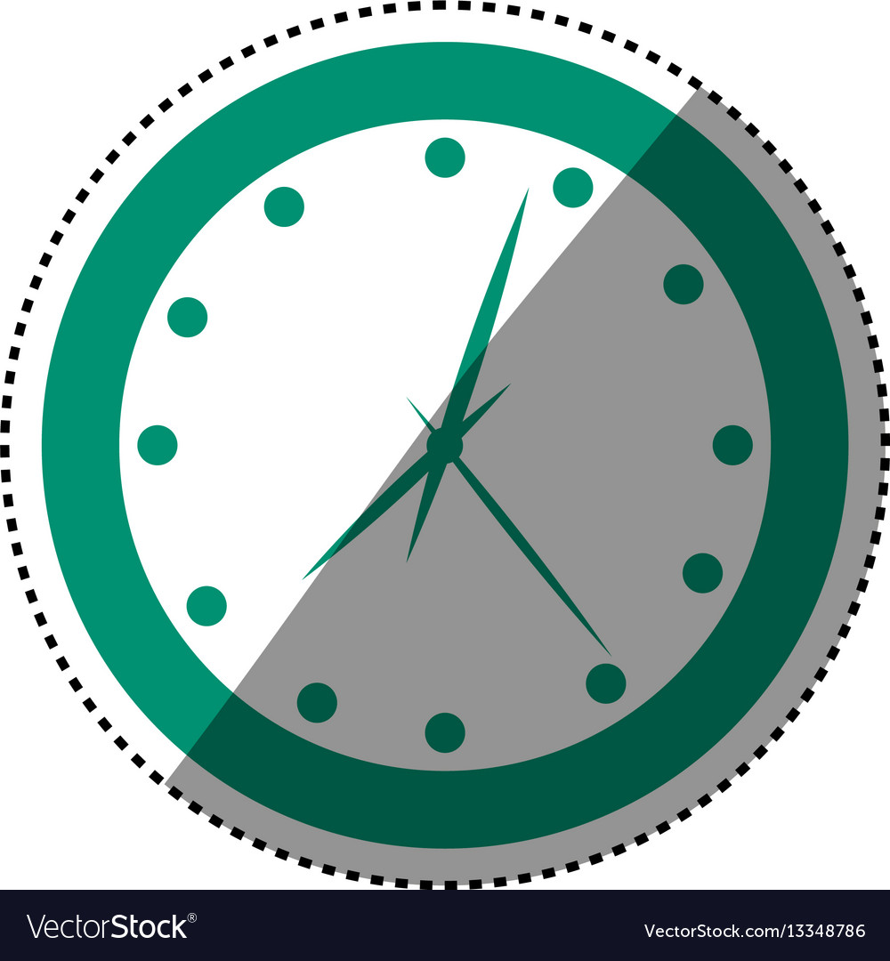 Wall clock isolated Royalty Free Vector Image - VectorStock
