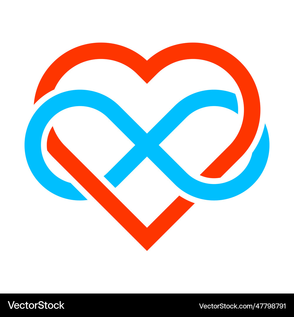 Infinity icon eternal life idea eternity symbol Vector Image