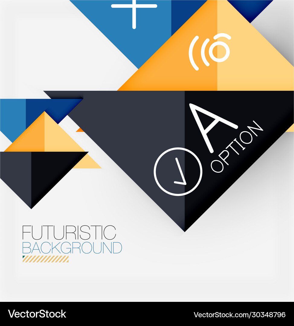 Abstract background geometric business Royalty Free Vector