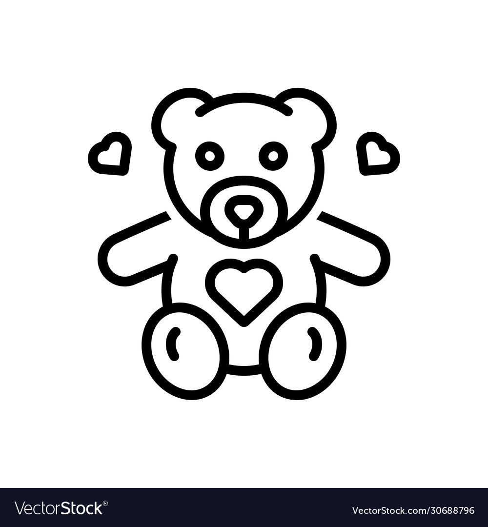 Teddy Royalty Free Vector Image - VectorStock