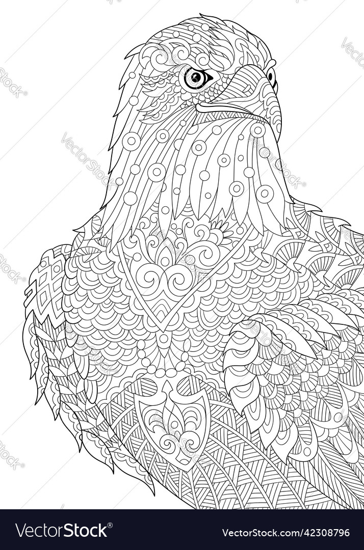 Zentangle Eagle