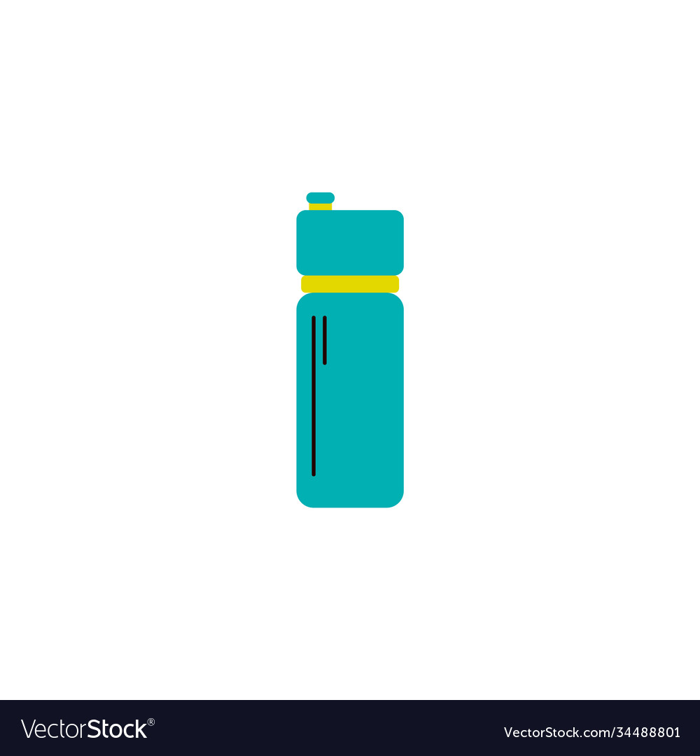 Fitness drink container or bottle for water Vector Image