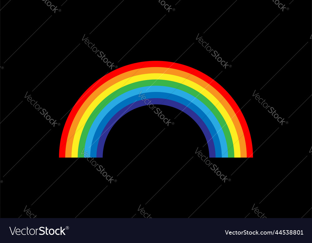 Rainbow colorful abstract design color graphic Vector Image