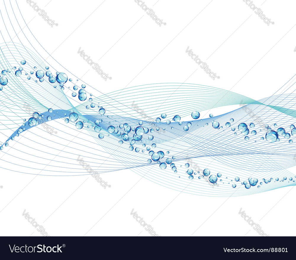 Water background Royalty Free Vector Image - VectorStock