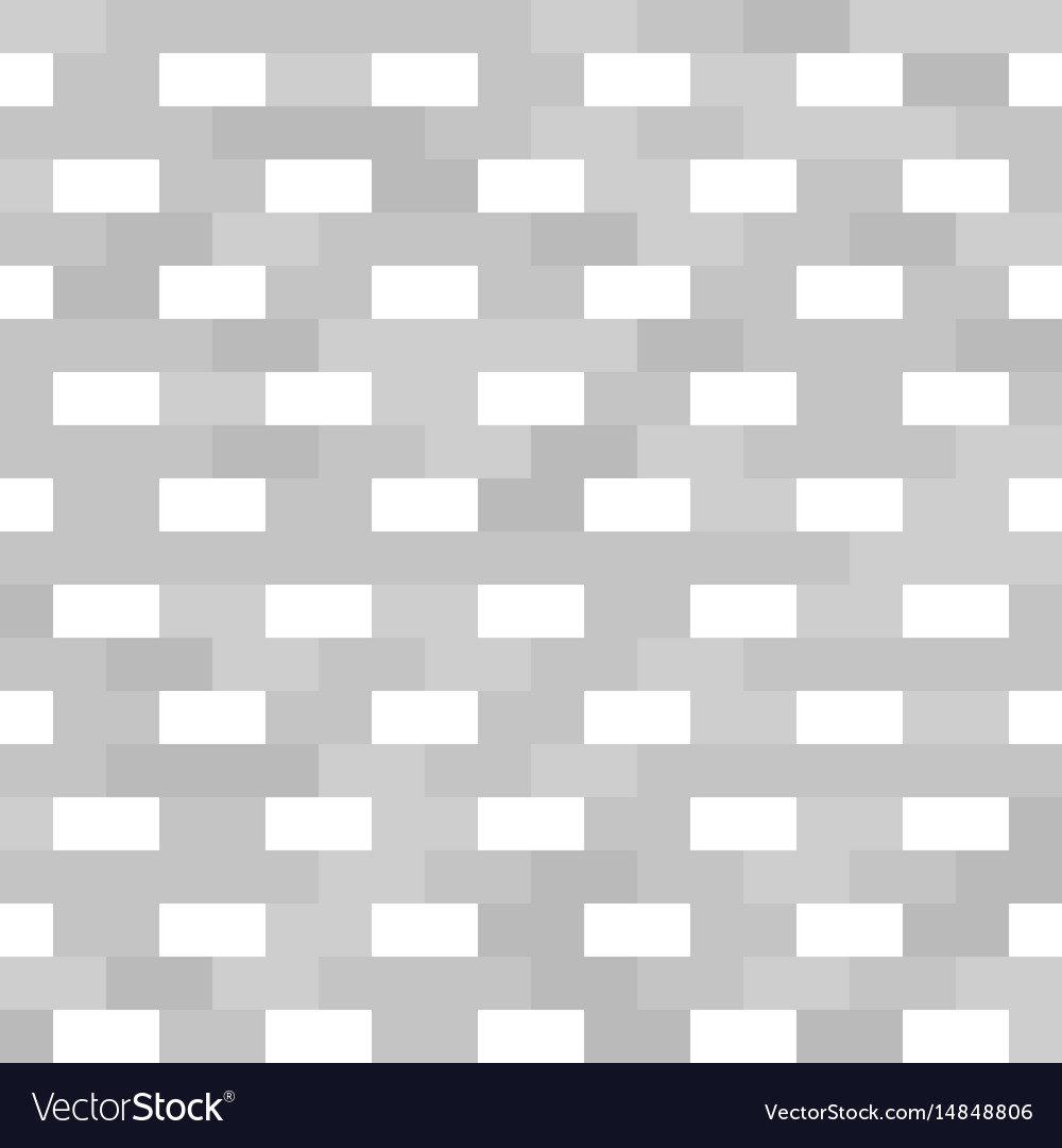 Rectangle pattern seamless brick background Vector Image