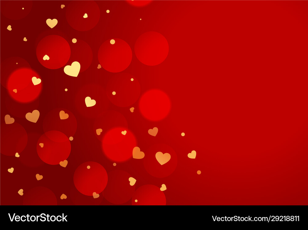 Beautiful red valentines day background Royalty Free Vector
