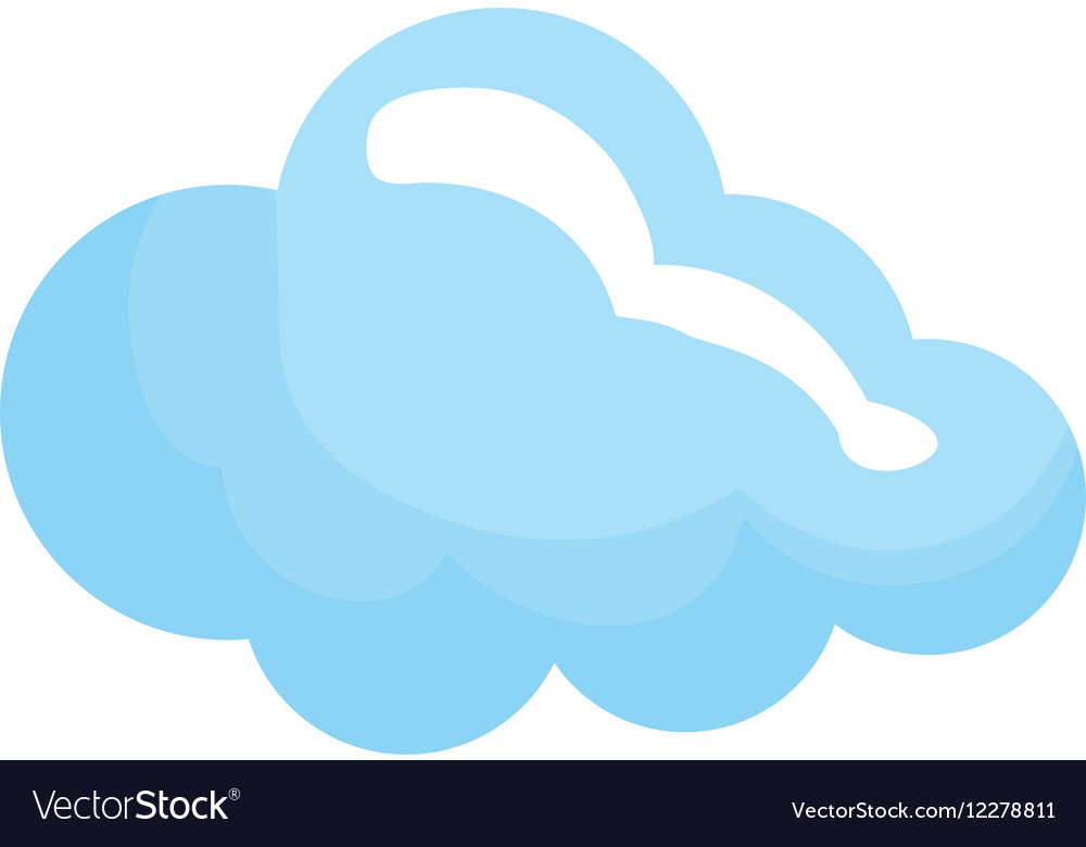 Cloud computing symbol Royalty Free Vector Image