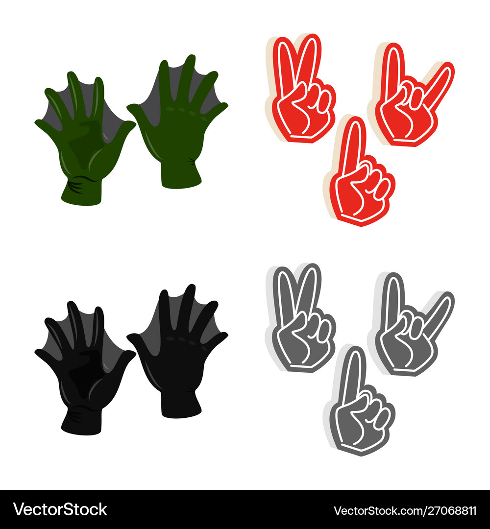 Isolated object silhouette and safety sign Vector Image