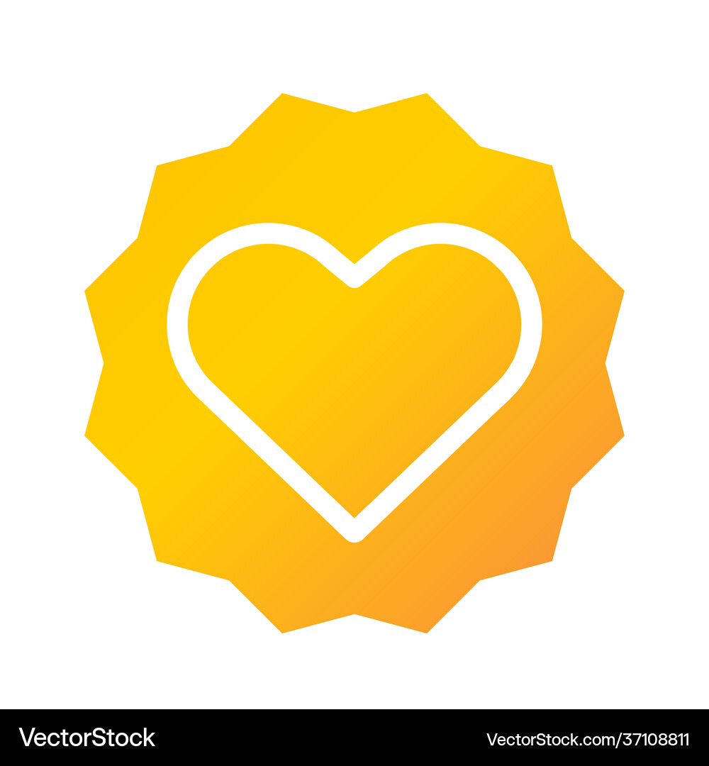 Love icon flat icon can use for icon design Vector Image
