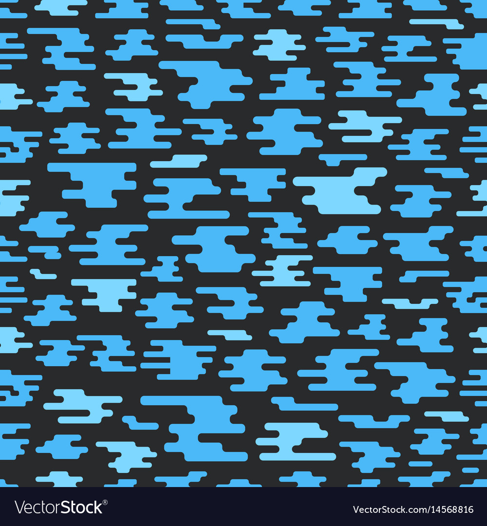 Abstract seamless pattern of different clouds Vector Image