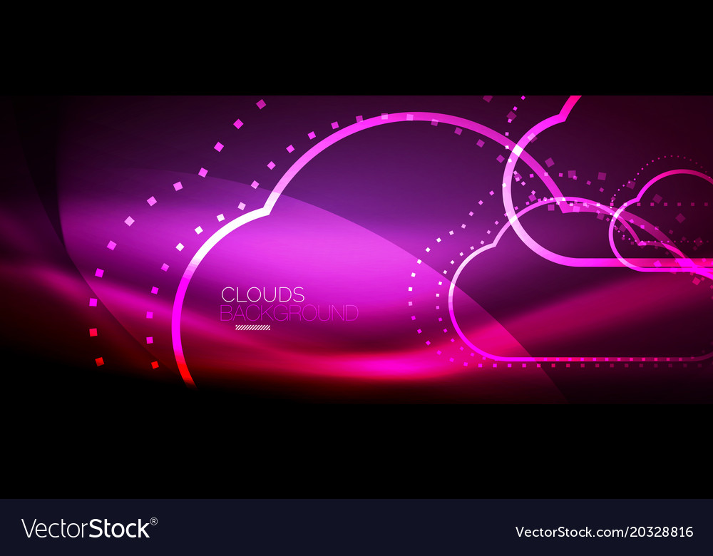 Cloud computing storage concept Royalty Free Vector Image
