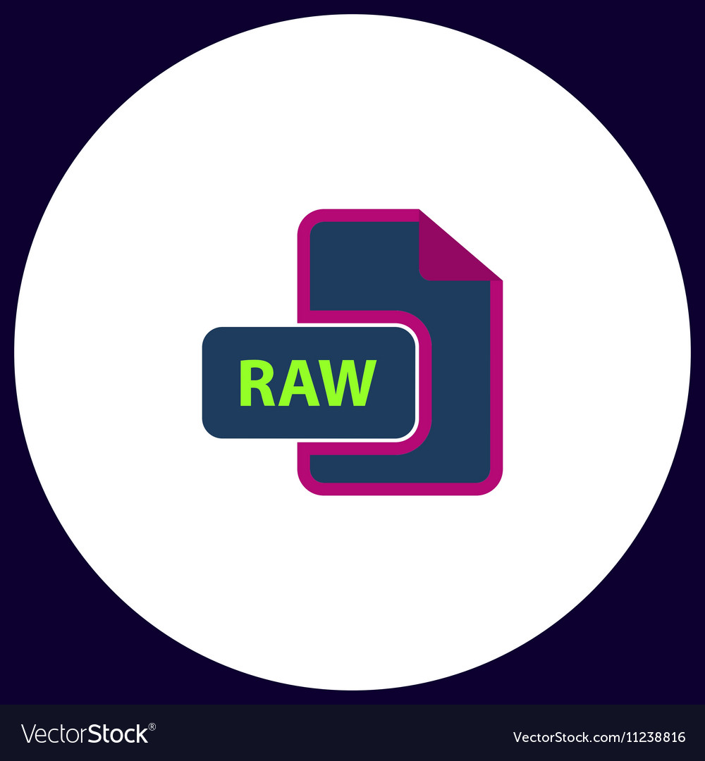 Raw computer symbol Royalty Free Vector Image - VectorStock