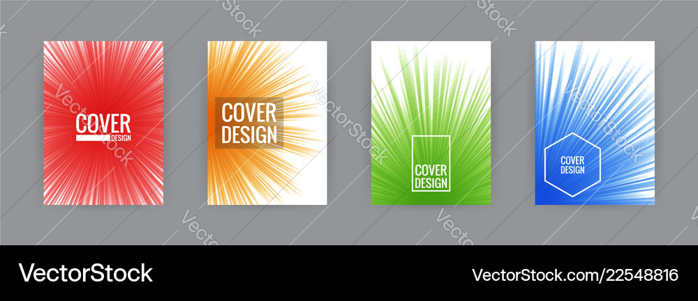 Set cover background design template Royalty Free Vector