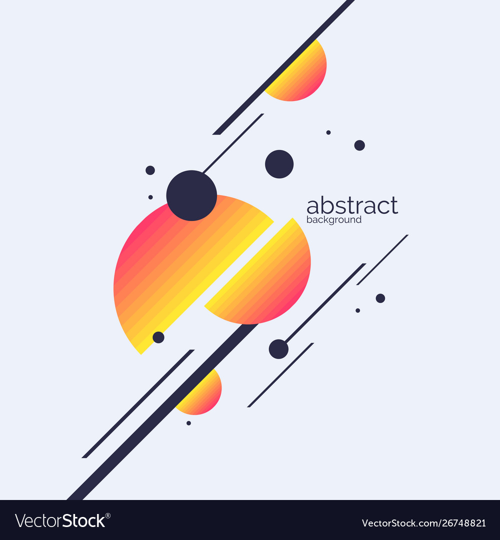 Abstract geometric background poster Royalty Free Vector