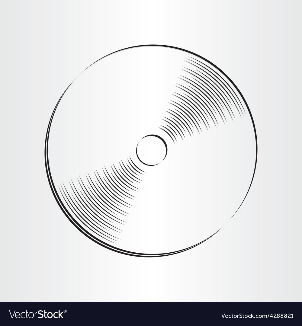 Compact disc dvd cd icon Royalty Free Vector Image