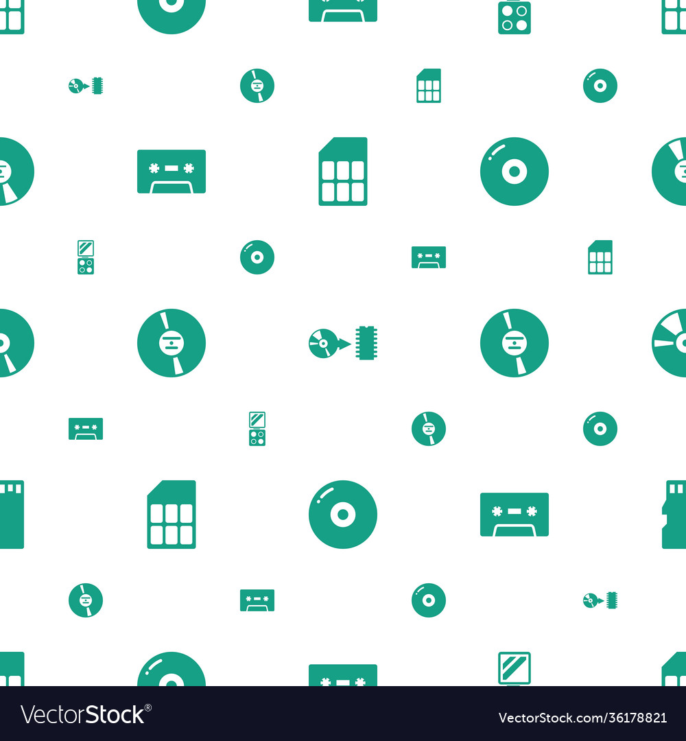 Kompakte Icons Muster nahtlos weiß Hintergrund Vektorbild
