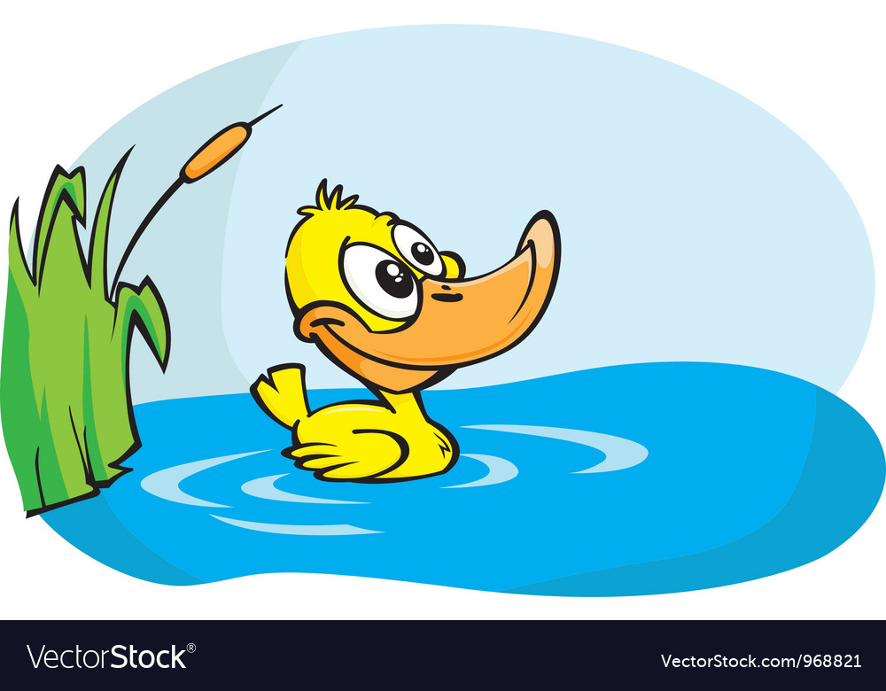 Duckling Royalty Free Vector Image - VectorStock