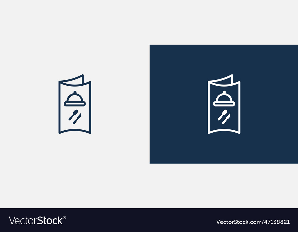 Menu Card Icon Outline Card Icon From Royalty Free Vector