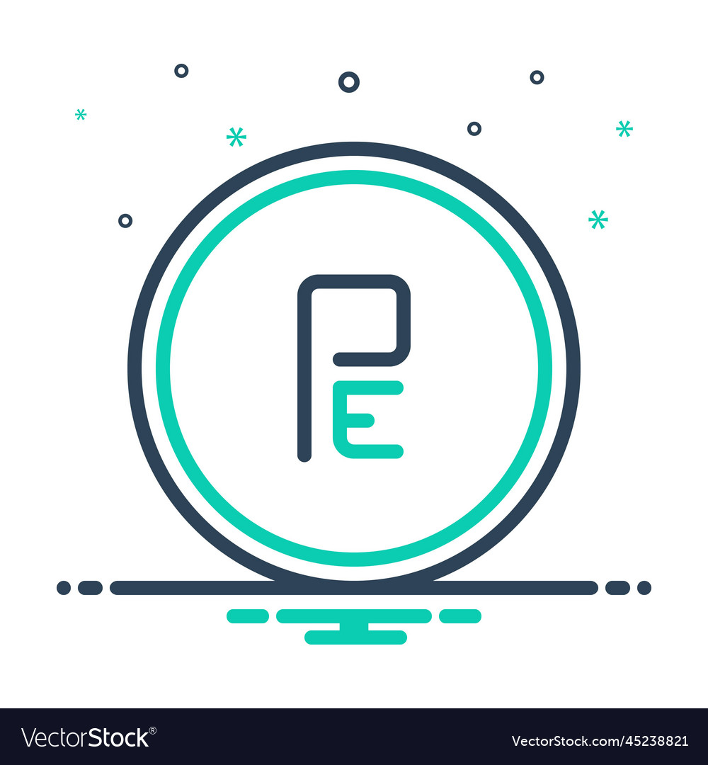 Pe Royalty Free Vector Image - VectorStock