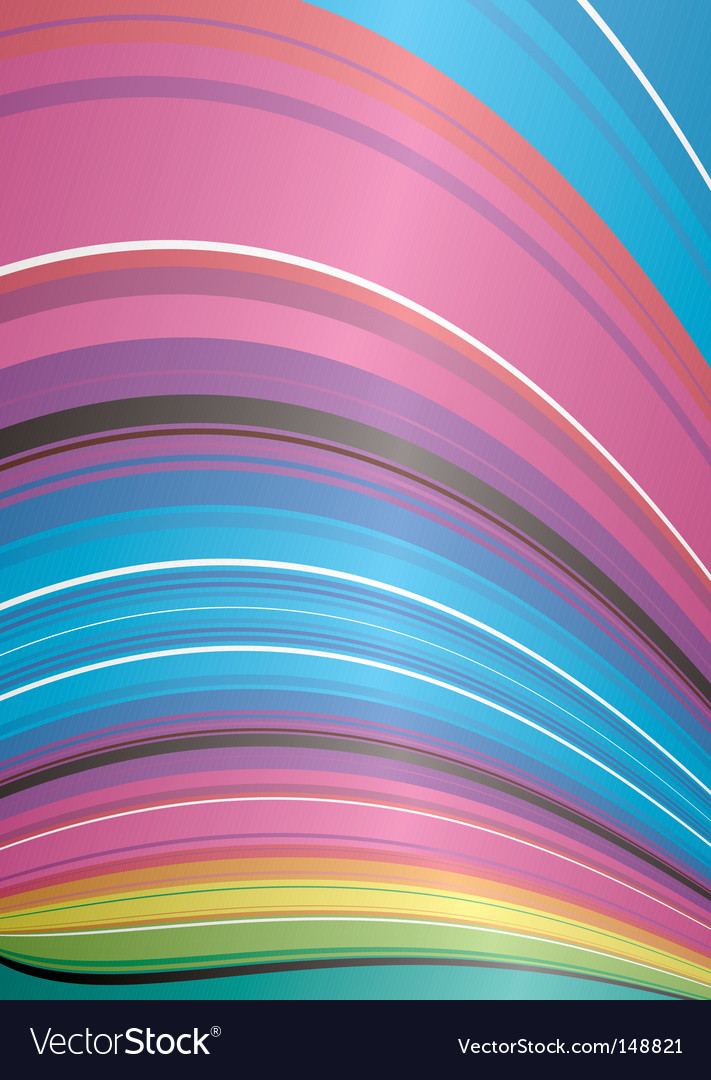 Rainbow ridge Royalty Free Vector Image - VectorStock