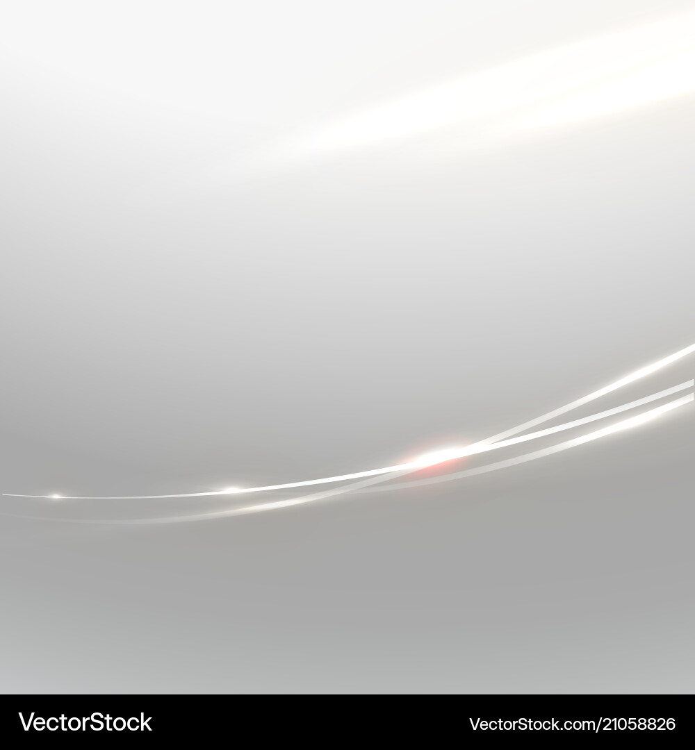 Abstract shiny curve line and flow background Vector Image