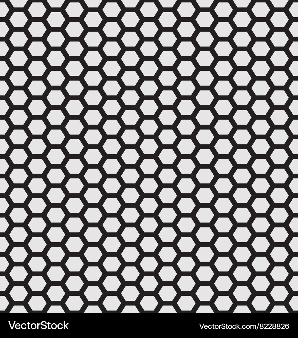 Honeycomb seamless pattern Royalty Free Vector Image