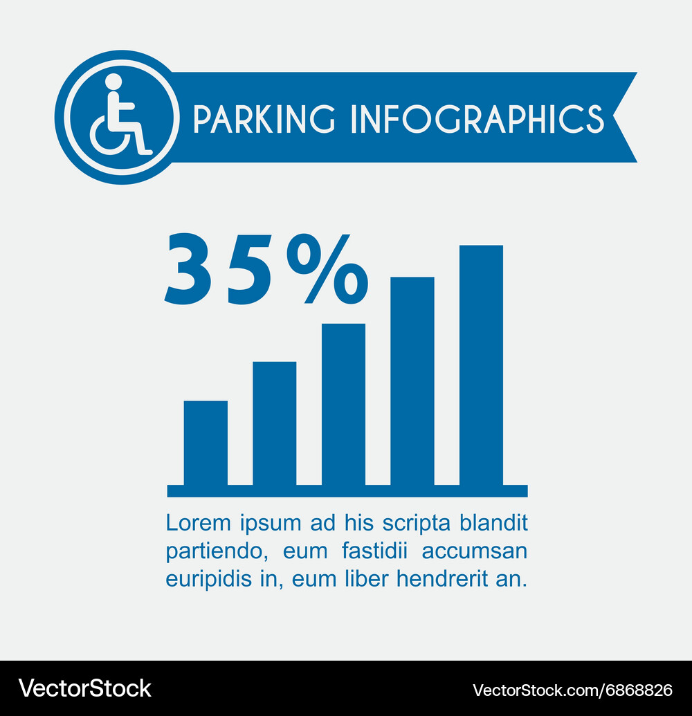 Parking service design Royalty Free Vector Image