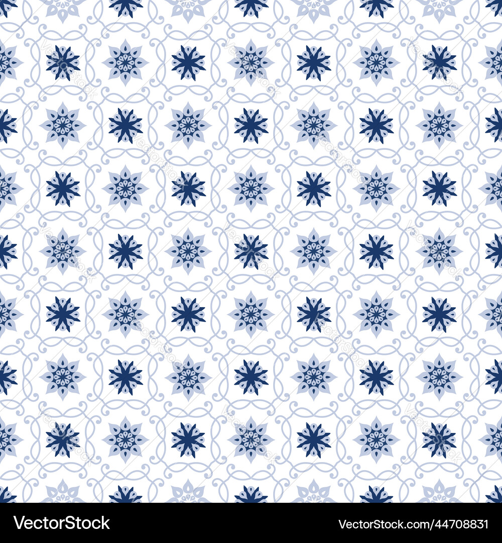 Abstract arabesque christmas star holiday Vector Image