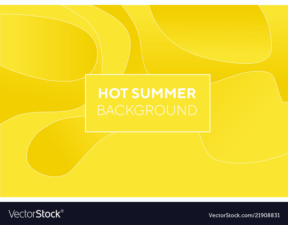 Abstract yellow creative fluid pattern Royalty Free Vector