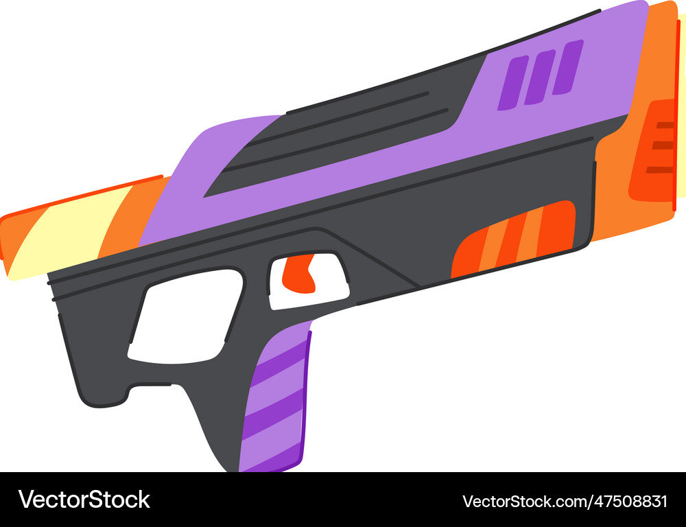 Graphic water gun cartoon Royalty Free Vector Image