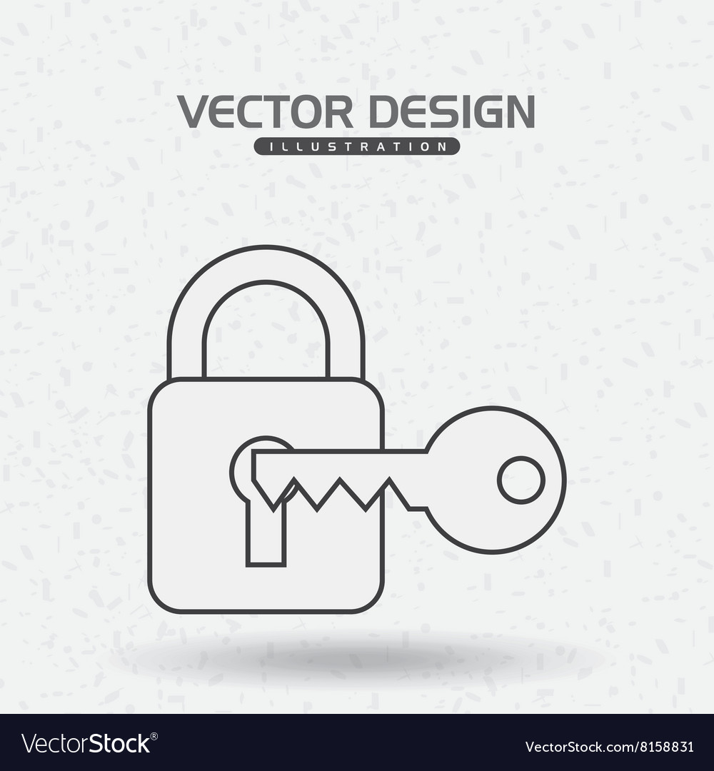 Security system design Royalty Free Vector Image