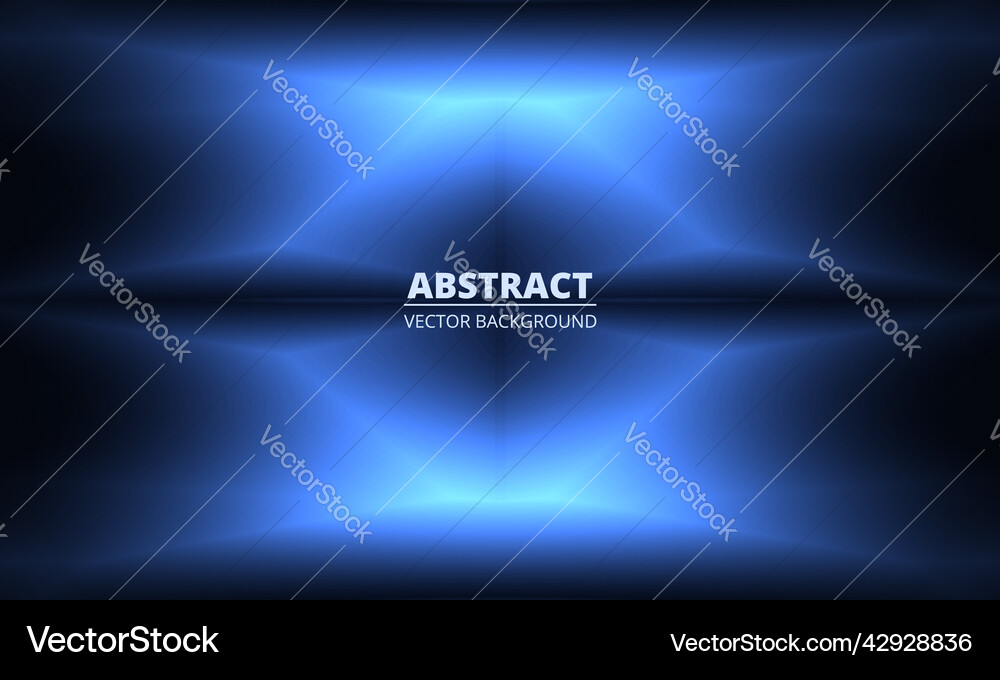 Blue 3d abstract futuristic background Royalty Free Vector