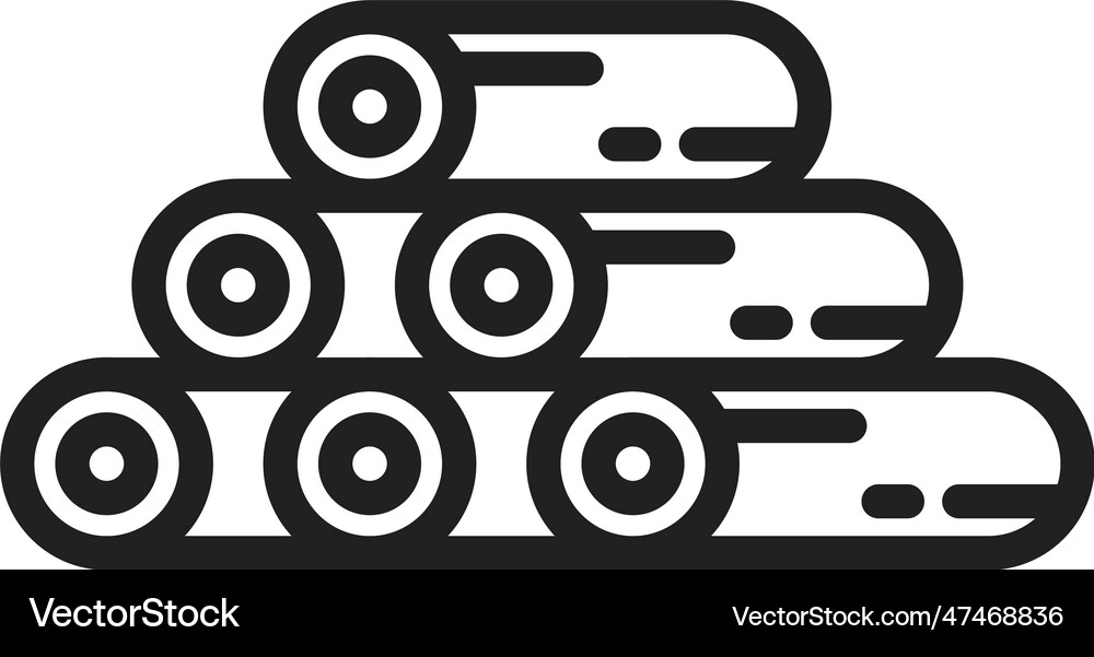 Deforestation icon image Royalty Free Vector Image