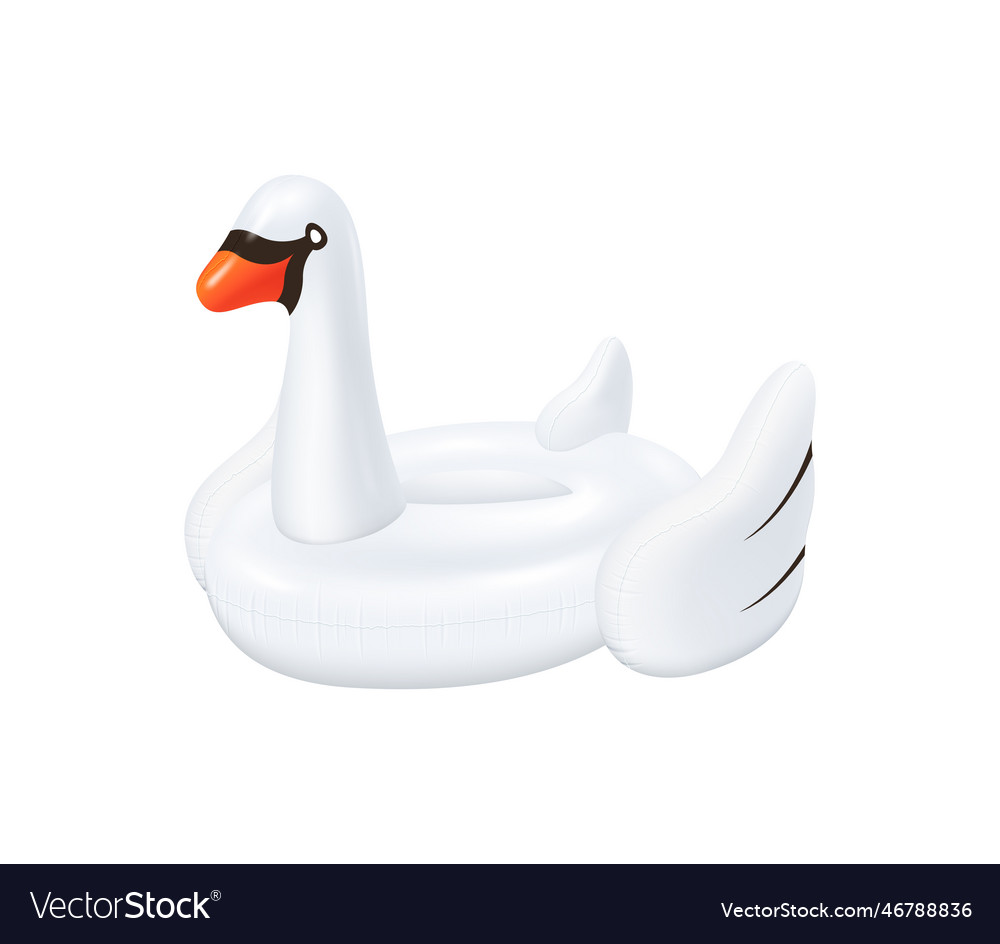 Realistic inflatable ring Royalty Free Vector Image