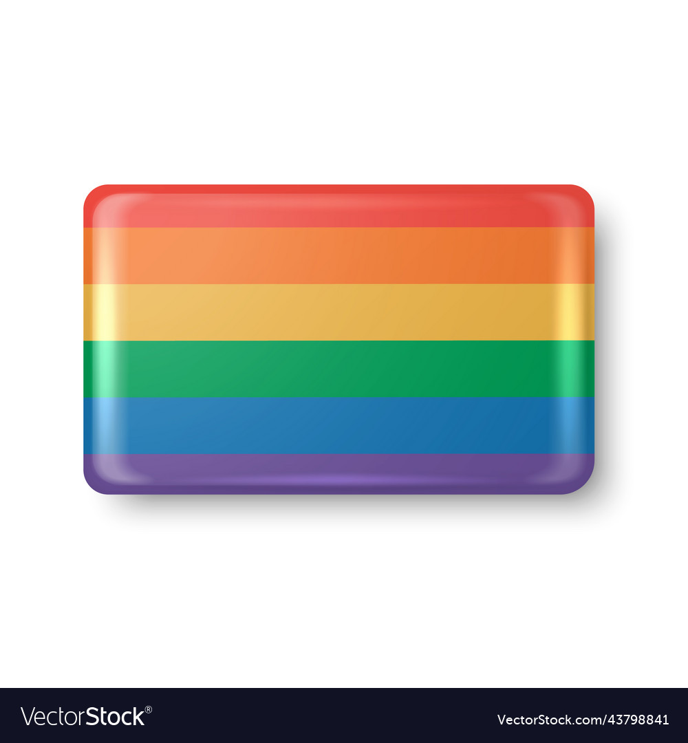 3d realistic rectangular metal plastic Royalty Free Vector