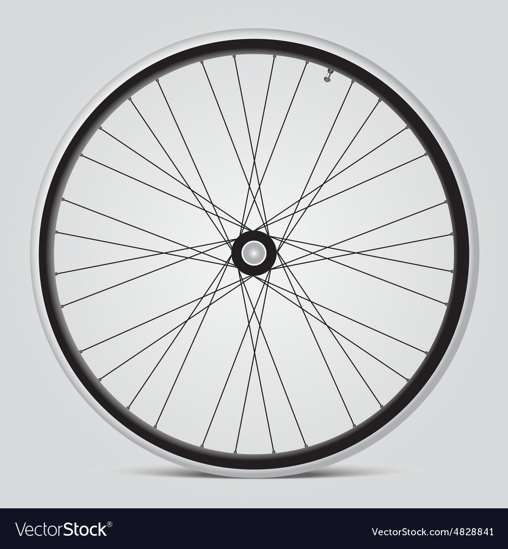Bicycle wheel Royalty Free Vector Image VectorStock