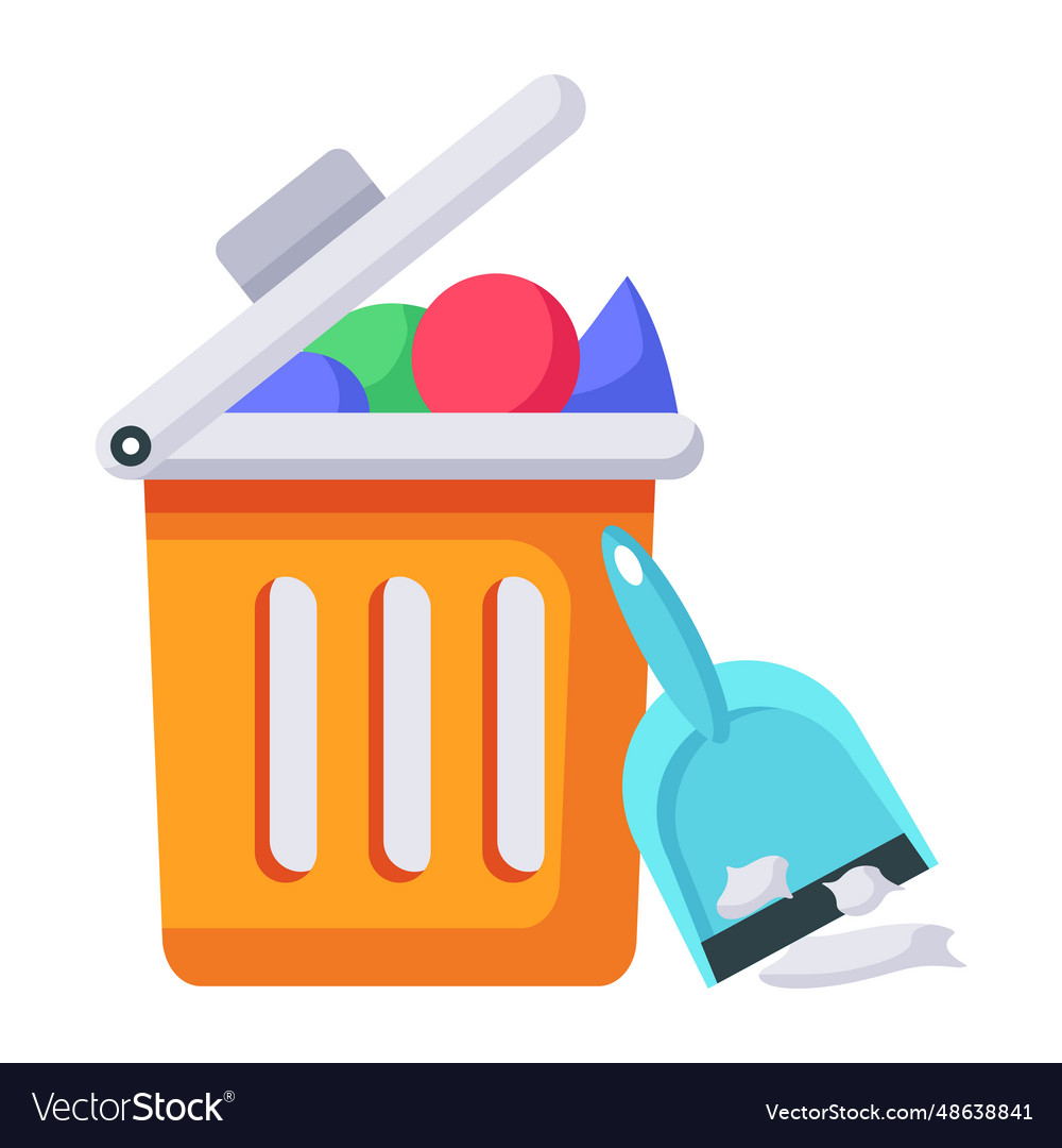Dustbin Royalty Free Vector Image - VectorStock