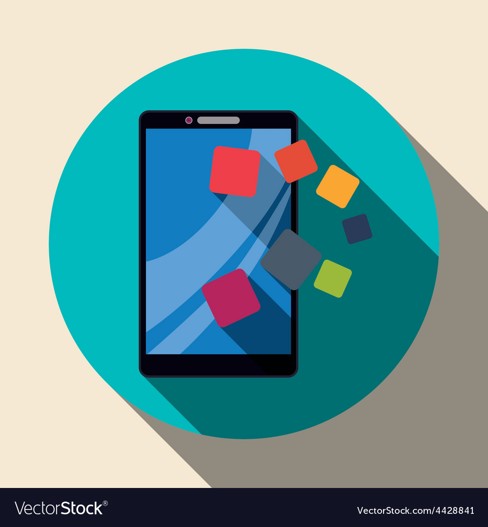 Mobile apps design Royalty Free Vector Image - VectorStock