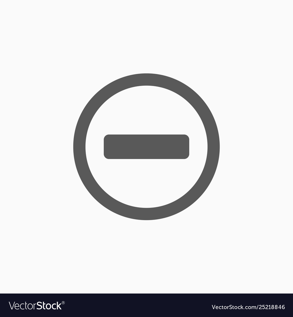 No entry icon Royalty Free Vector Image - VectorStock