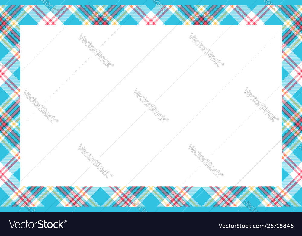 Rectangle borders and frames border pattern Vector Image