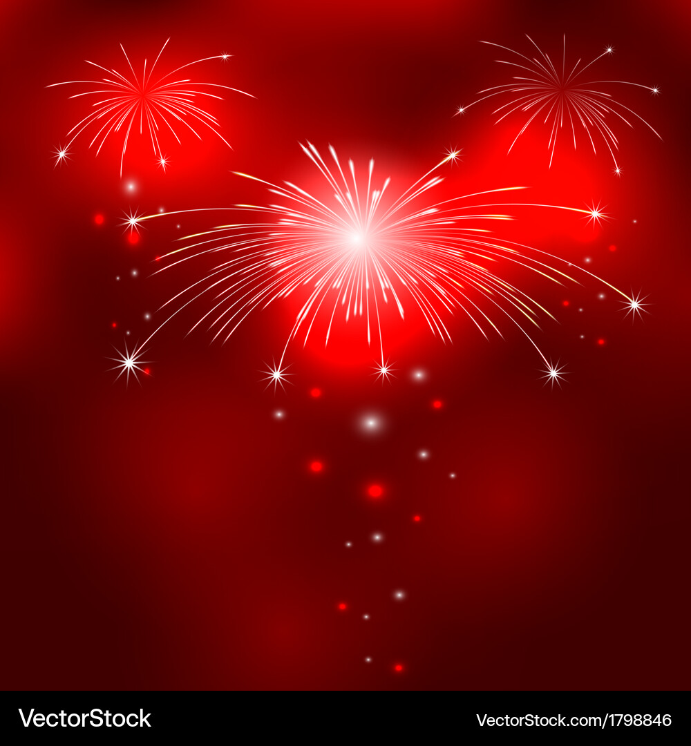 Red Firework Clipart