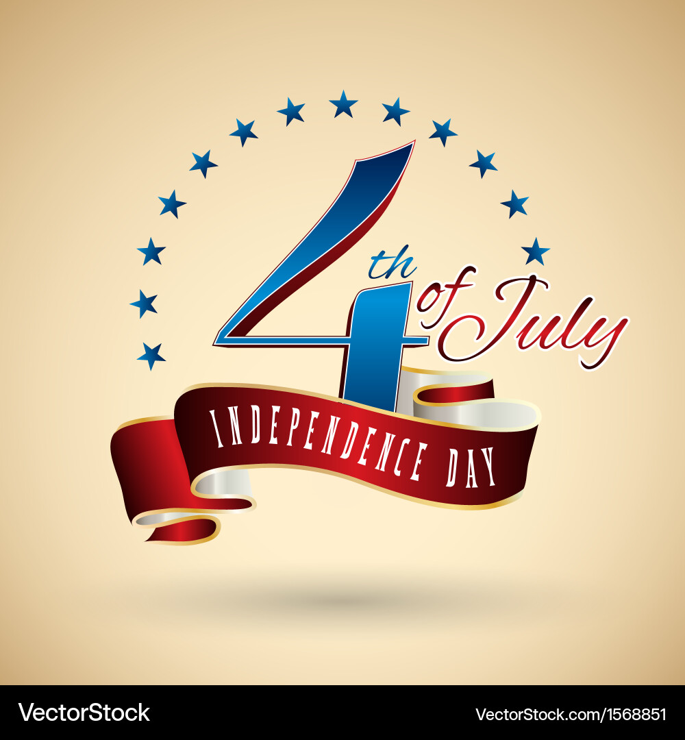 4th of july Royalty Free Vector Image - VectorStock