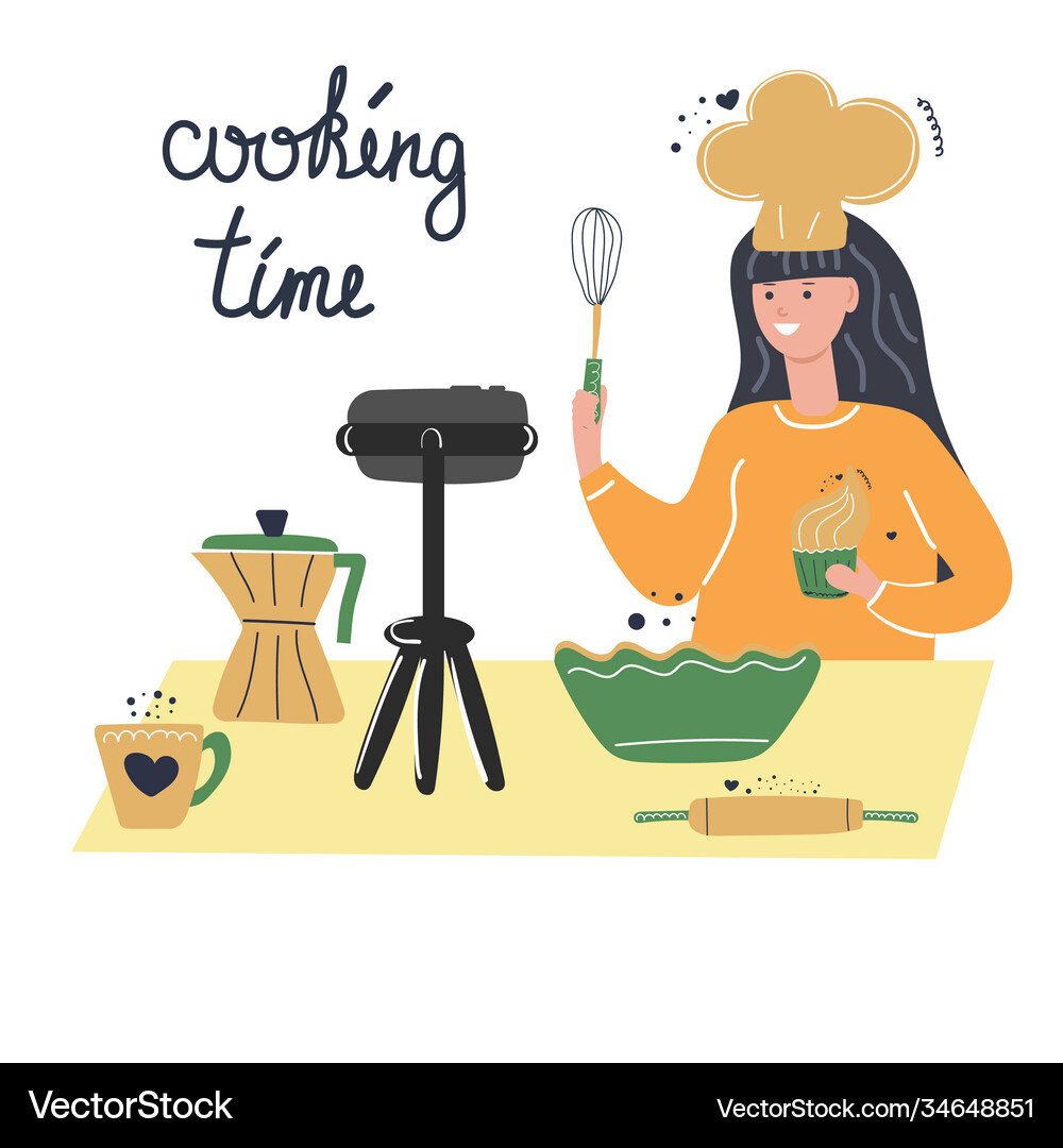 Foodblog Royalty Free Vector Image - VectorStock