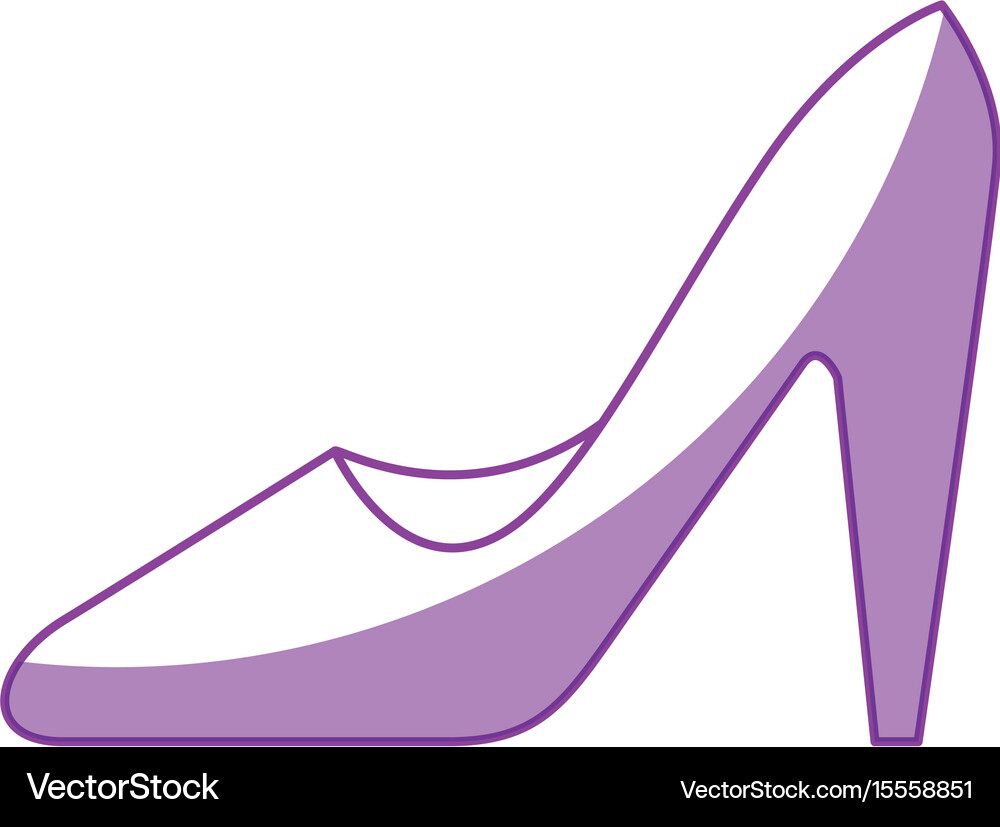 High heel shoes Royalty Free Vector Image - VectorStock