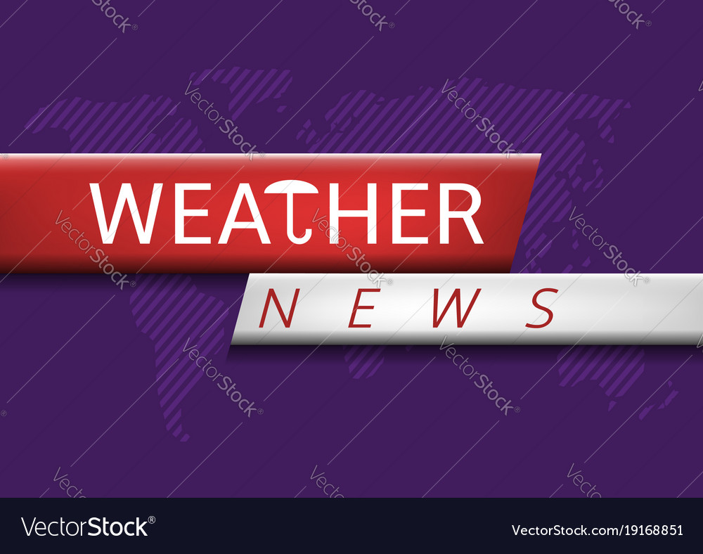 Weather Background Vector Set Of Different Weather Landscapes: Sunny,