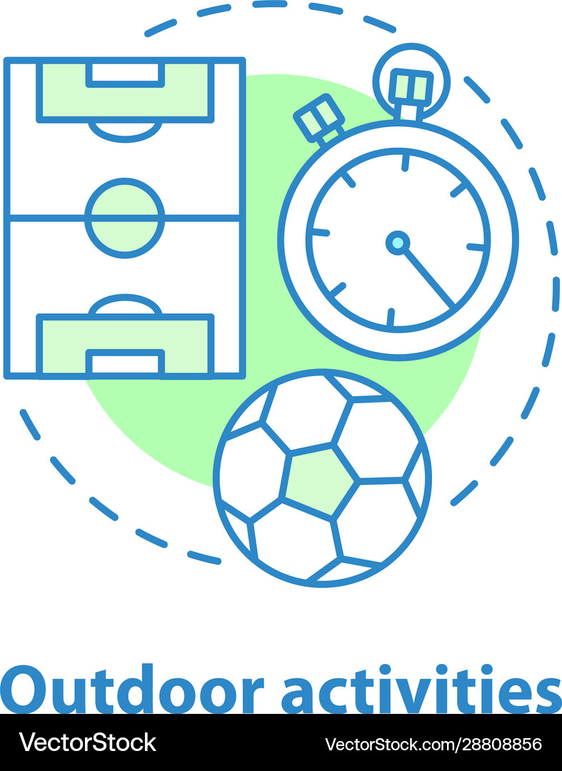 Football concept icon Royalty Free Vector Image